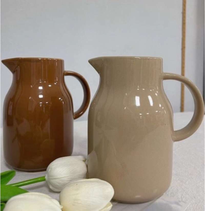 Jual Vintage Korean Style Milk Jug Ceramic / Jug Teko Susu Keramik ...