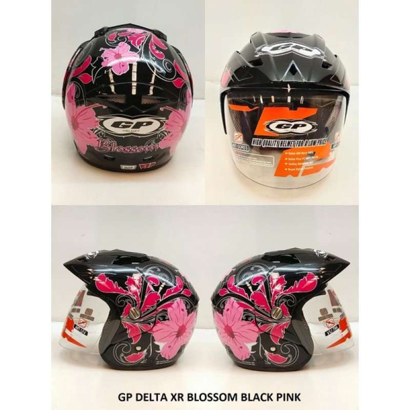 Promo Helm Half Face GP DELTA XR BLOSSOM Varian Warna Diskon 23% di ...