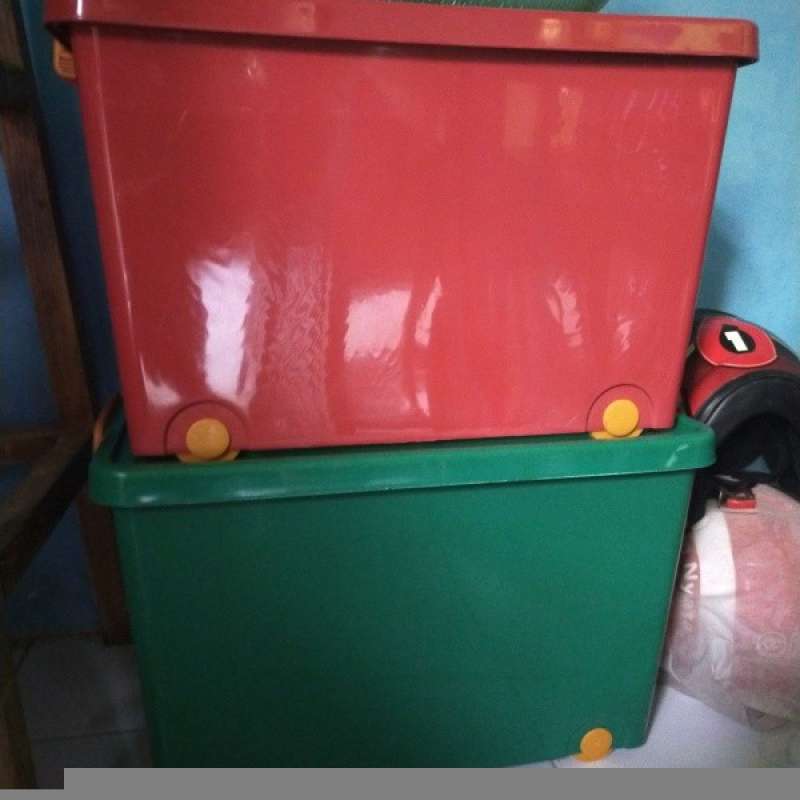 Promo Box Container 95 Liter Roda Sinplas Kualitas Shinpo Ezy Rak ...