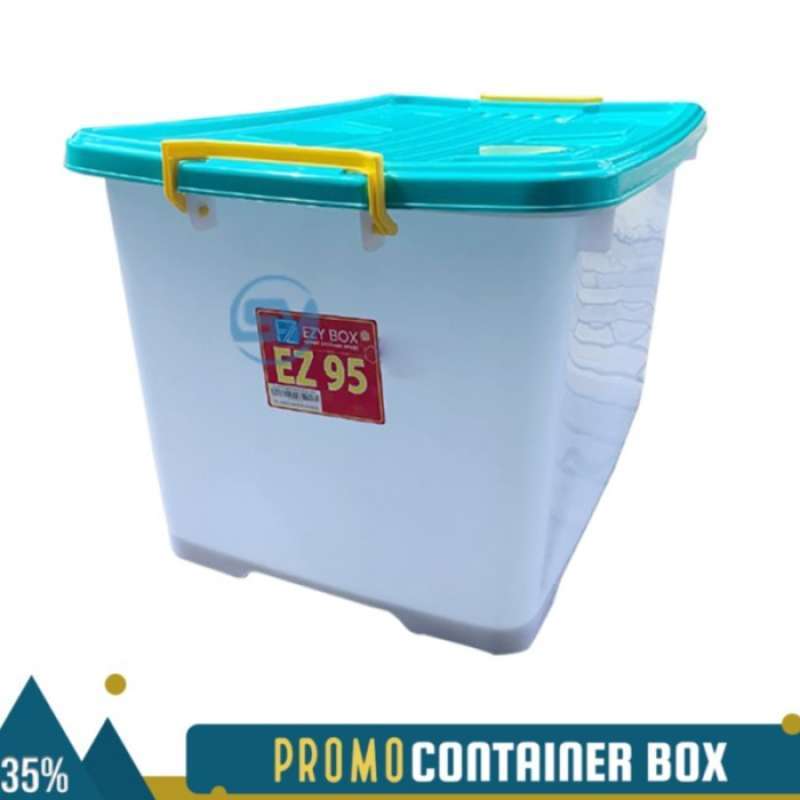 Jual Kotak Container Box Besar 95 Liter Penyimpanan Murah Ezy Di Seller ...