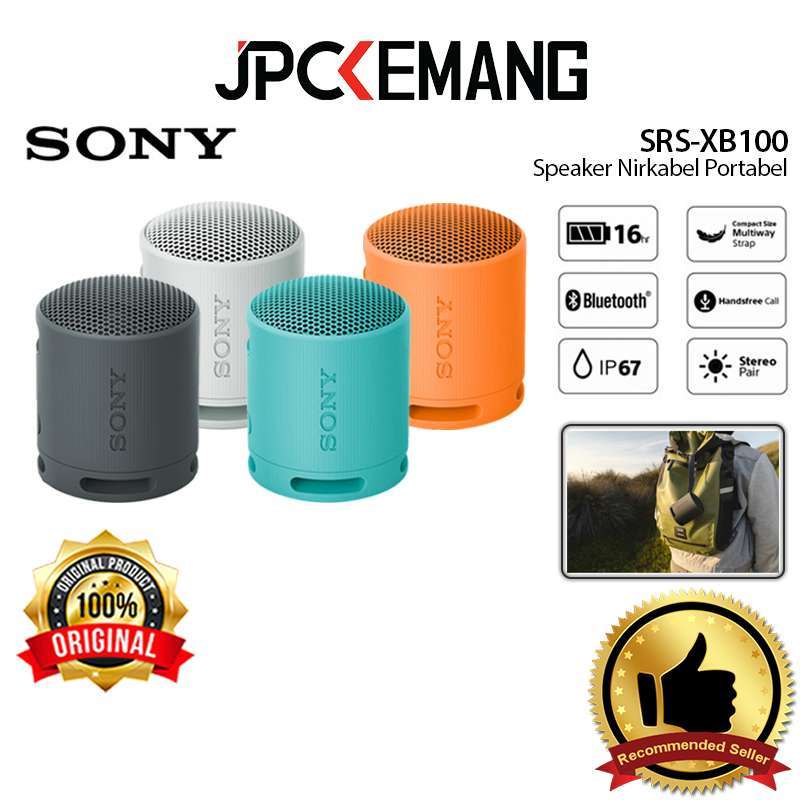 Promo Jpc Kemang Sony Srs Xb100 Wireless Portable Speaker X-series Sony ...