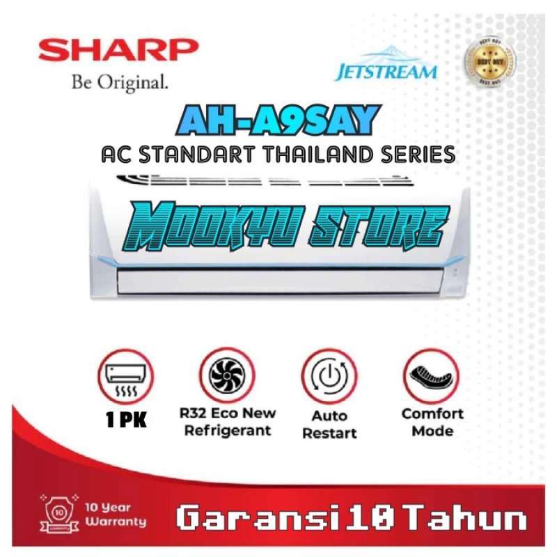 Promo Sharp Ac 1 Pk Standard | Aha9Say | Ah-A9Say | Freon R32 | 800 ...