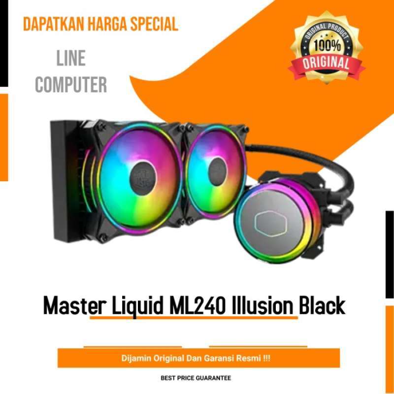 Promo Cooler Master Masterliquid Ml240 Illusion 240Mm - Aio Liquid ...
