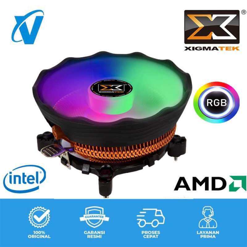 Promo Cpu Cooler Xigmatek Apache Plus Rgb Support Intel Dan Amd Socket ...