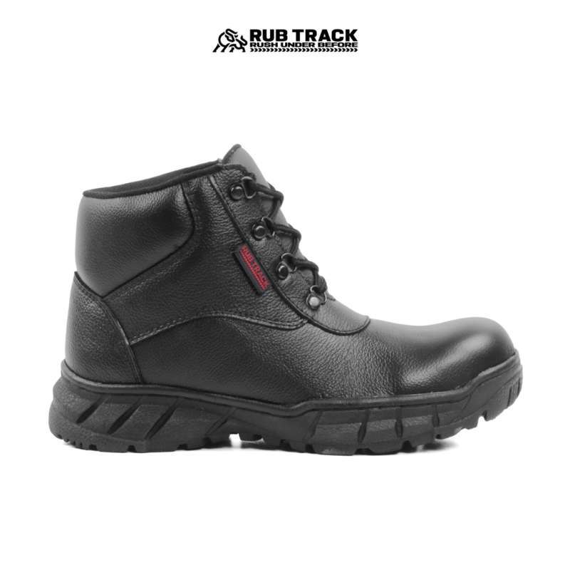 Promo SEPATU SAFETY PRIA UJUNG BESI BOSSINDO HIGH TALI SEPATU BOOTS ...