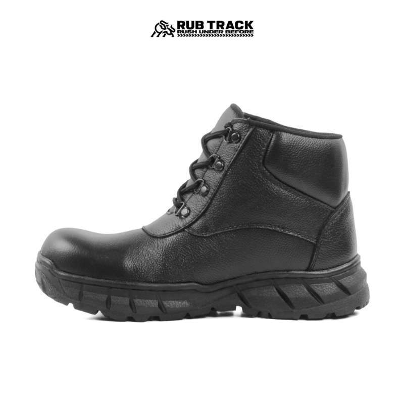 Promo Sepatu Safety Pria Ujung Besi Bossindo High Tali Sepatu Boots ...