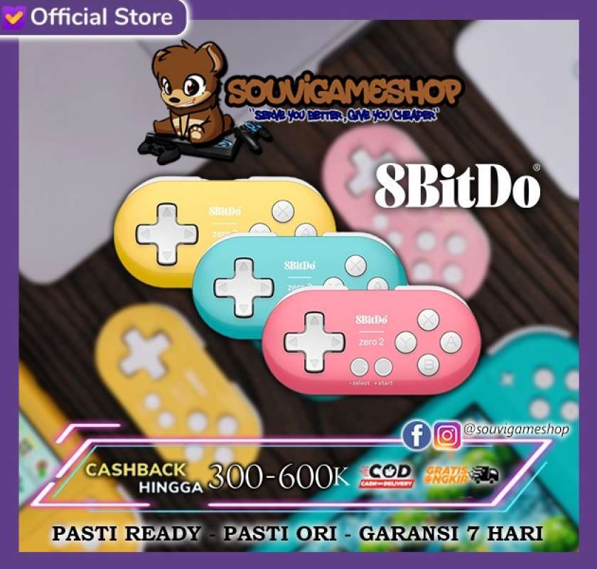 Jual 8Bitdo Zero 2 Mini Wireless Gamepad Controller For Switch Android ...
