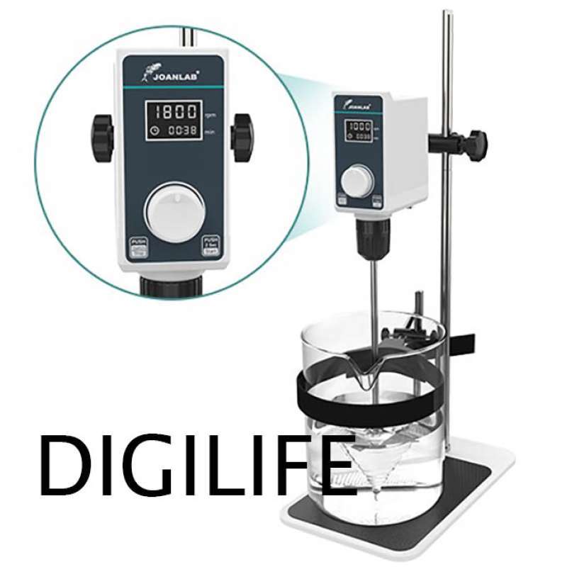Jual Overhead Stirrer Brushless Motor Joanlab OS-15S Mixer Lab 10 Liter OS15S Electric Stirer ...