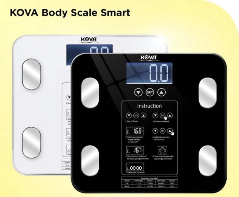 Jual Timbangan Badan Digital Body Scale Smart Mass Index Di Seller ...