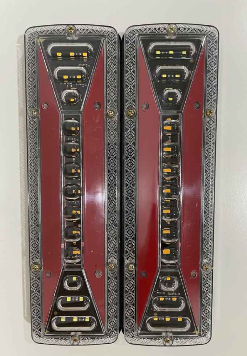 Promo Stop Lamp 24 Volt Truk Model Ukir / Lampu Rem Truck 24V Model ...