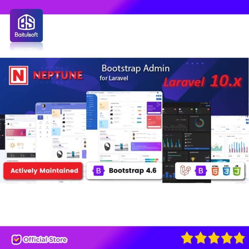 Promo SOURCE CODE APLIKASI NEPTUNE LARAVEL ADMIN UI TEMPLATE BY ... Promo SOURCE CODE APLIKASI NEPTUNE LARAVEL ADMIN UI TEMPLATE BY ...