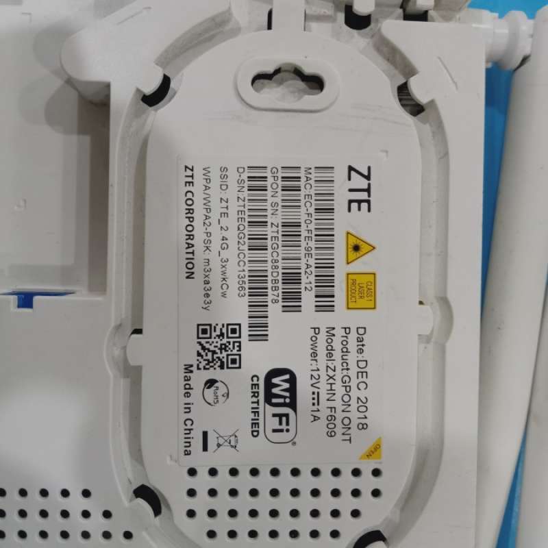 Promo Ont Zte F609 V3 Second Diskon 23% Di Seller Silia Store ...