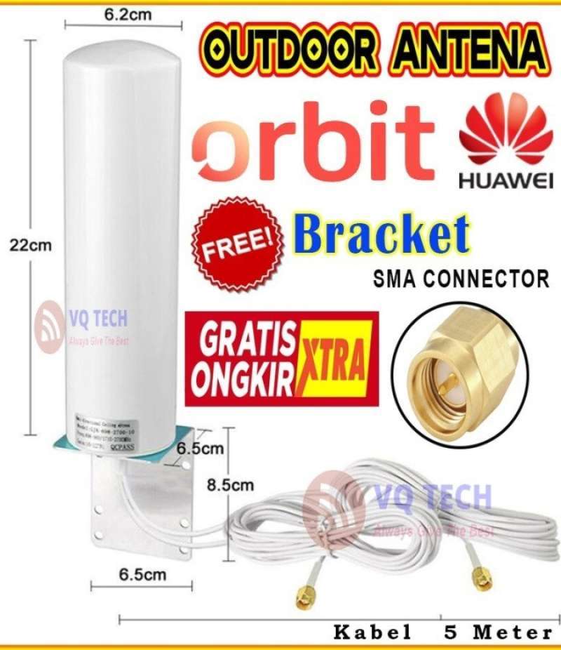 Promo Antena Modem Router Gsm Wifi 4g Lte Outdoor Sma Male 15 Meter ...