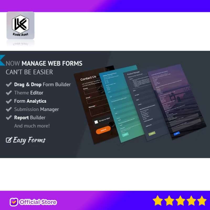 Promo SOURCE CODE APLIKASI EASY FORMS: ADVANCED FORM BUILDER AND MANAGER BY KODEASET Diskon 98% ...
