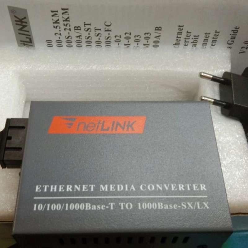 Promo Media Converter FO To LAN Gigabit Singlemode DualCore SC Merk ...