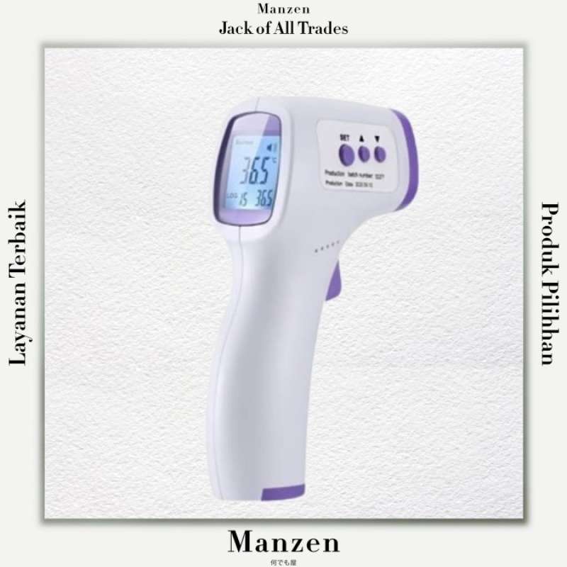 Jual thermometer infrared digital non contact termogun termometer not ...
