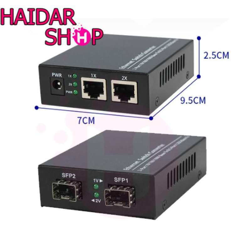 Promo Lnx Media Converter Fo 2 Sfp Port 2 Port Gigabit |2sfp 2lan Fo Switch Diskon 23% Di Seller ...