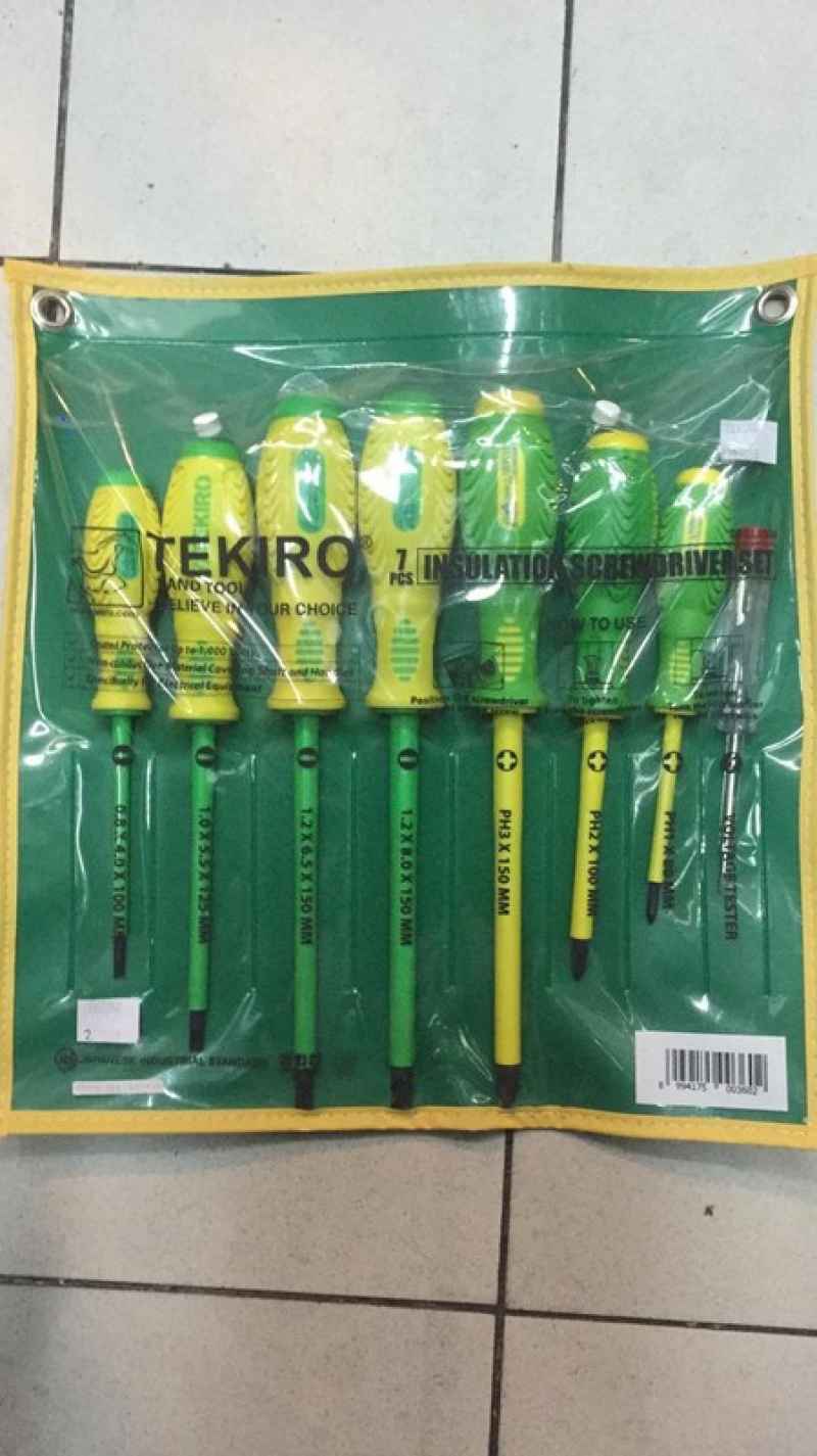 Promo Tekiro Set Obeng Listrik 7pcs Diskon 28% Di Seller Wiryo Shop ...