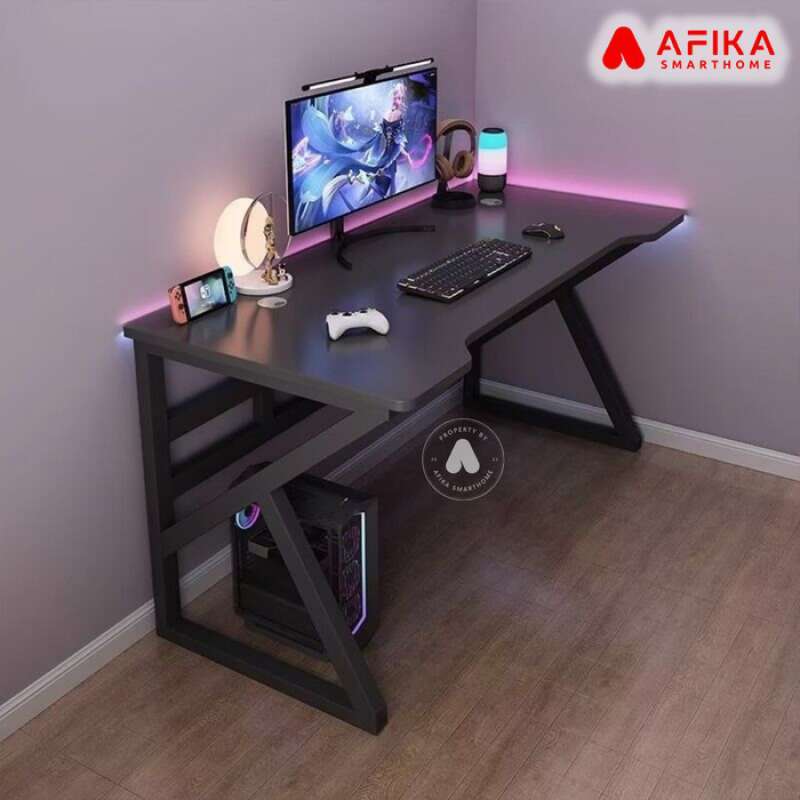 Jual Meja Komputer Pc Laptop Kayu Kokoh Desk Stable Frame With Cable ...