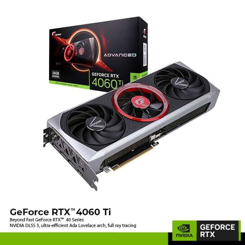 Jual VGA Colorful Igame Geforce Rtx 4060 Ti Advance Oc 16gb-v - 16gb ...