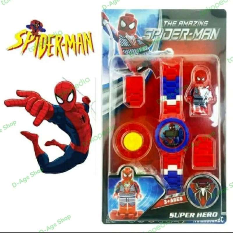 Jual Jam Tangan Lego Spiderman Spider Man Jam Anak Digital Avergers Di ...
