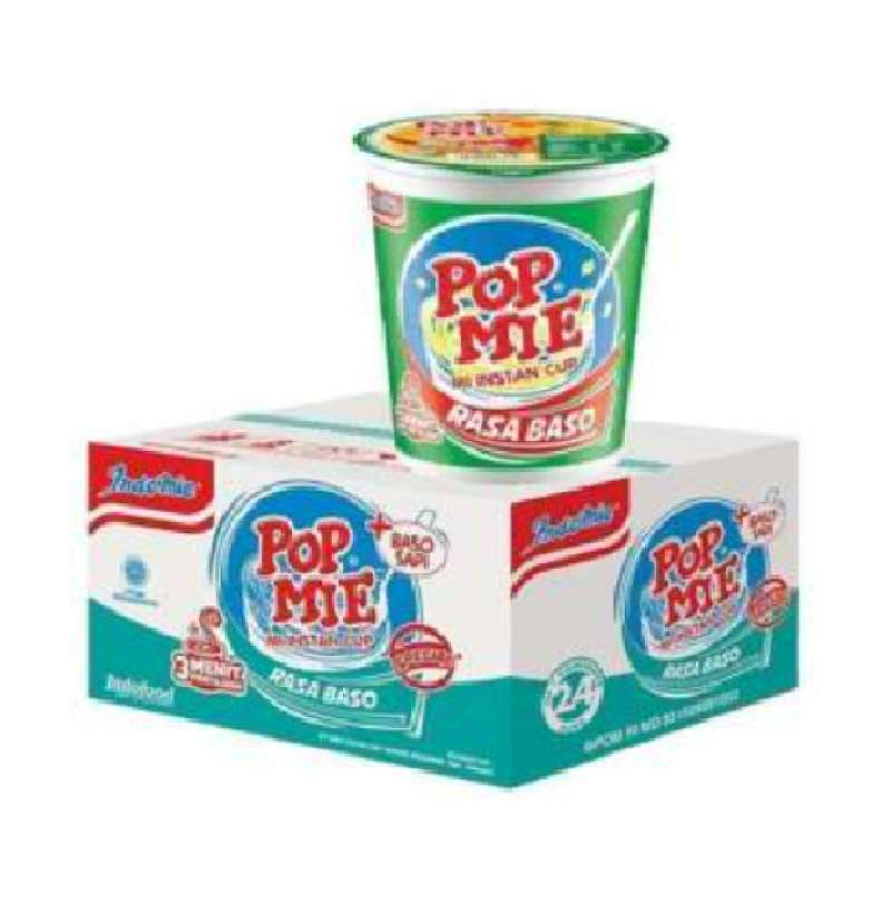 Promo Pop Mie Mini Baso Sapi Mie Instan [35 g/ 24 Cup/ Karton] Diskon ...