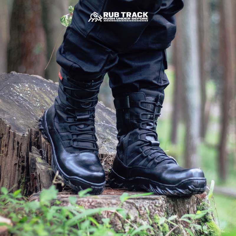 Jual Rub Track - Sepatu Pdl Ninja Jaguar Bahan Kulit Asli Safety Ujung ...