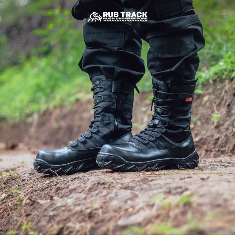 Jual Rub Track - Sepatu Pdl Ninja Jaguar Bahan Kulit Asli Safety Ujung ...