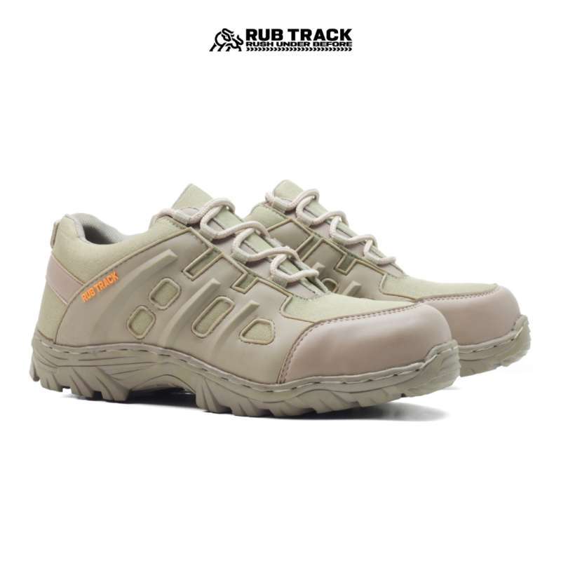 Promo Rub Track - Sepatu Boots Safety Pria Swat Low Grey Ujung Besi ...