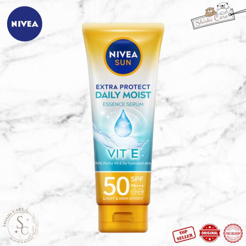 Promo Nivea Sun Extra Protect Daily Moist Essence Serum Spf50 180ml ...