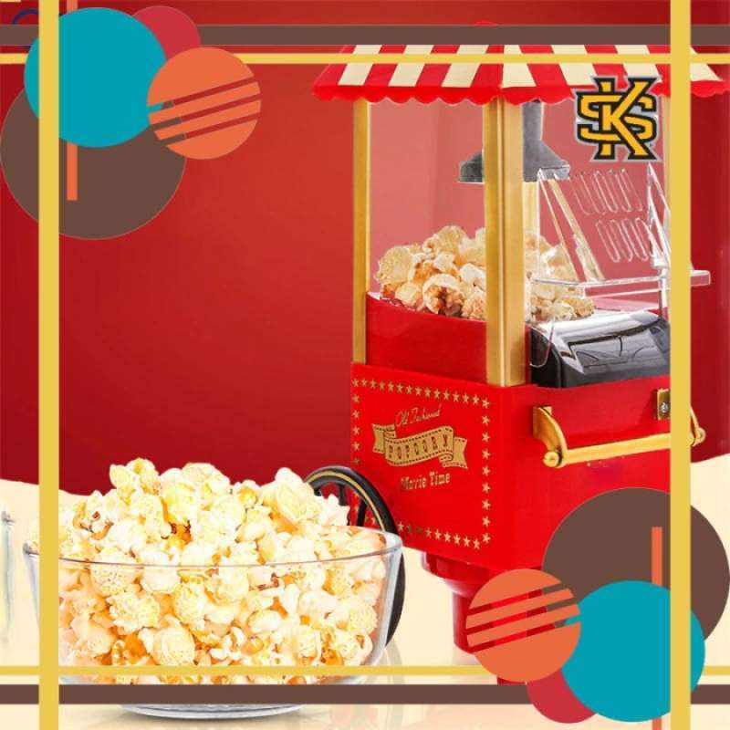 Promo Qitherm Mesin Carnival Electric Popcorn Maker Hot Air 1200w ...