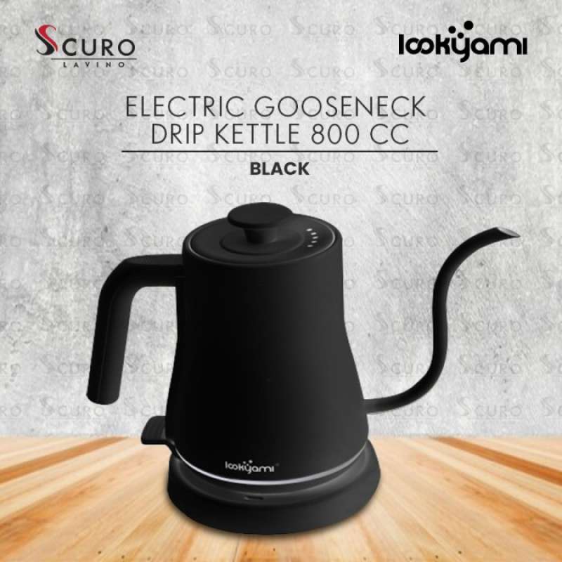 Promo Lookyami Electric Gooseneck Drip Kettle 800cc Diskon 23% Di ...