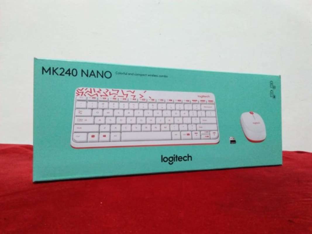 Promo Logitech Mk240 Nano Wireless Keyboard Mouse Combo Garansi Resmi ...
