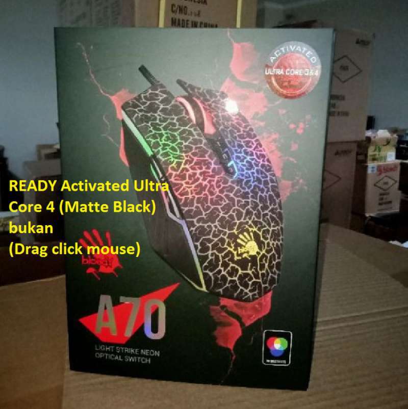 Jual BLOODY A70 LIGHT STRIKE GAMING MOUSE (Drag click mouse) Activated di Seller Wellmart ...