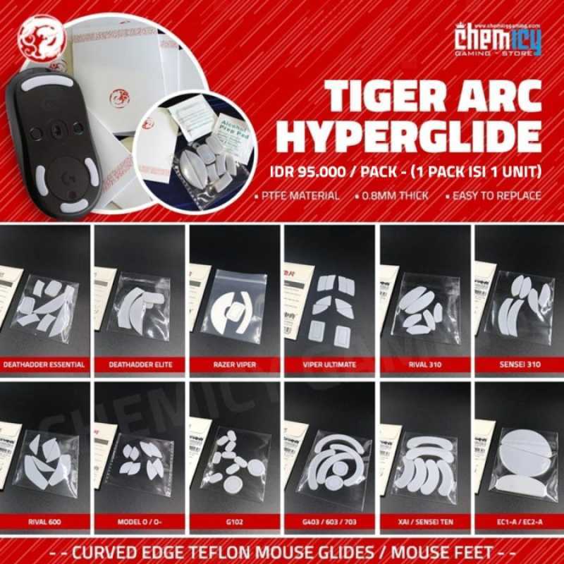 Jual Tiger Arc Gaming Mouse Feet Hyperglide / Hyperglides di Seller ...