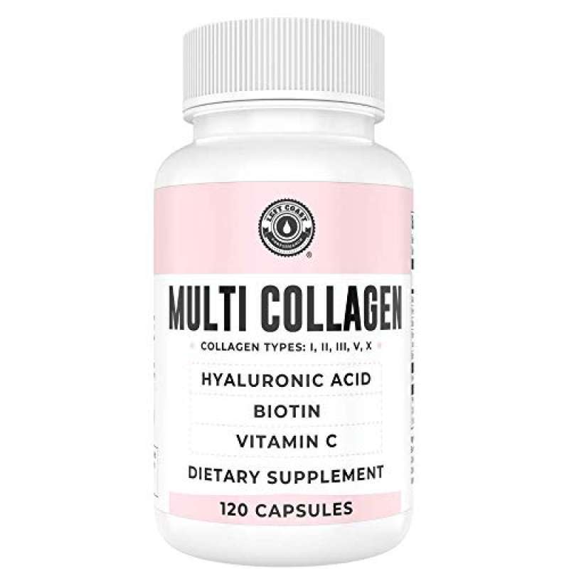 Promo Collagen Capsules with Biotin, Hyaluronic Acid, Vitamin C ...