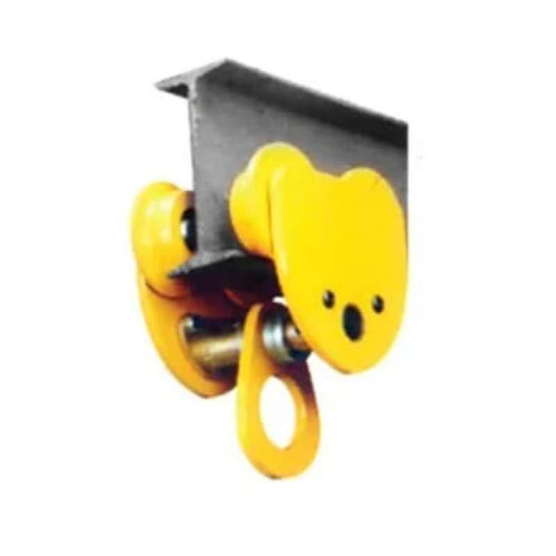 Promo Krisbow Heavy Duty Plain Trolley 1 Ton Katrol Untuk Chain Block ...