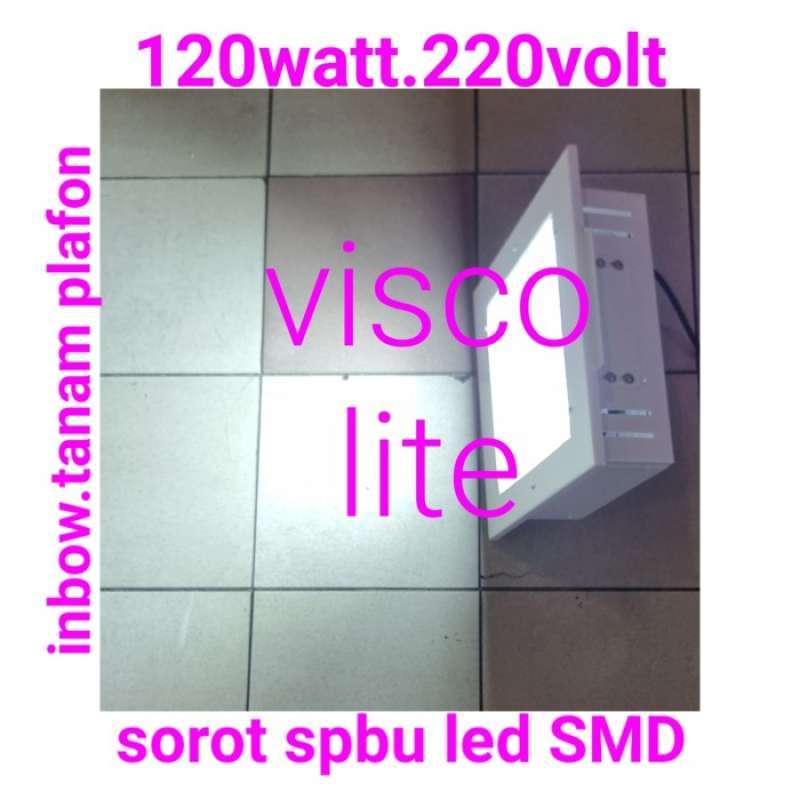 Promo lampu plafon spbu led 120 watt 120w / canopy pom bensin 120watt ...