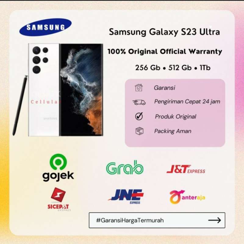 Promo Samsung Galaxy S23 Ultra 256GB 512GG 1TB - Garansi RESMI Diskon 33% di Seller Farwa store ...