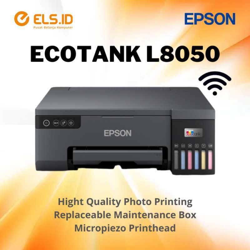 Promo Printer Epson EcoTank L8050 Wireless Ink Tank System Diskon 2% di ...
