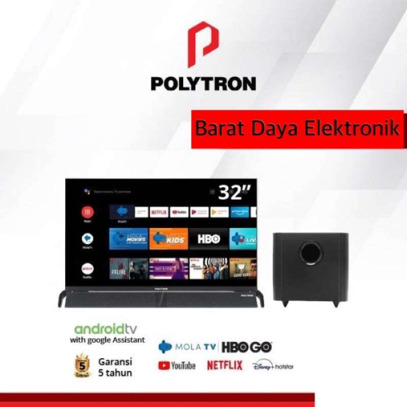 Promo POLYTRON Smart Cinemax Soundbar LED TV 32 inch PLD 32BAG9953 Diskon 33% di Seller Farwa ...