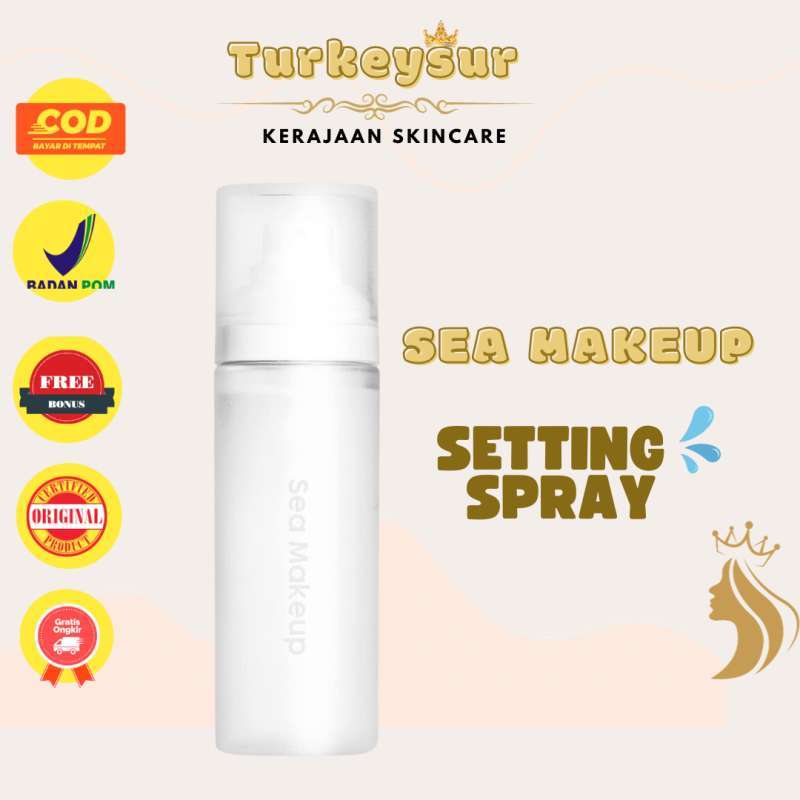 Promo SEA MAKEUP Lock It Matte Acne Setting Spray Succinic Acid ...