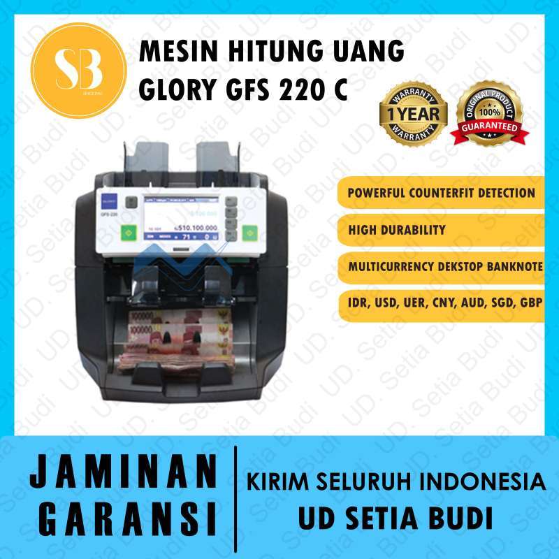 Jual Mesin Hitung Uang Desktop Glory Gfs-220 C Di Seller Toko Setiabudi ...