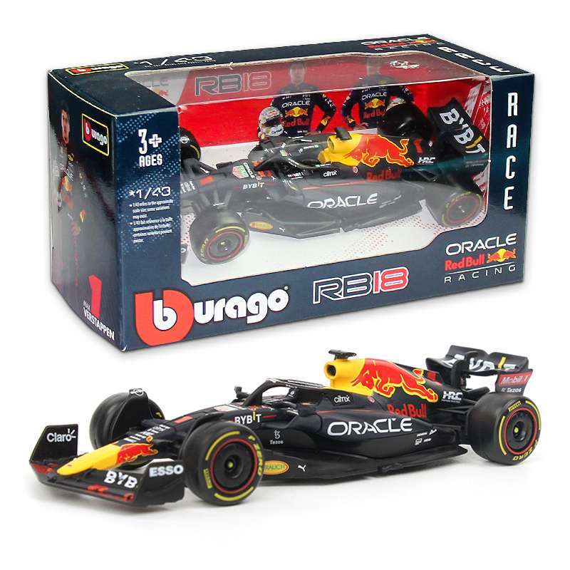 Jual Bburago F1 2022 Redbull RB18 Max Verstappen 1 Scale 1:43 F1 Racing ...