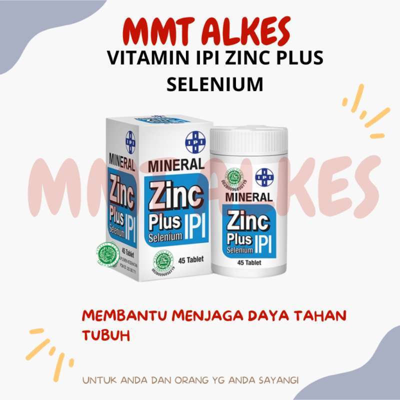 Jual Vitamin Ipi Zinc Plus Mineral Selenium Isi 45 Tablet Di Seller ...