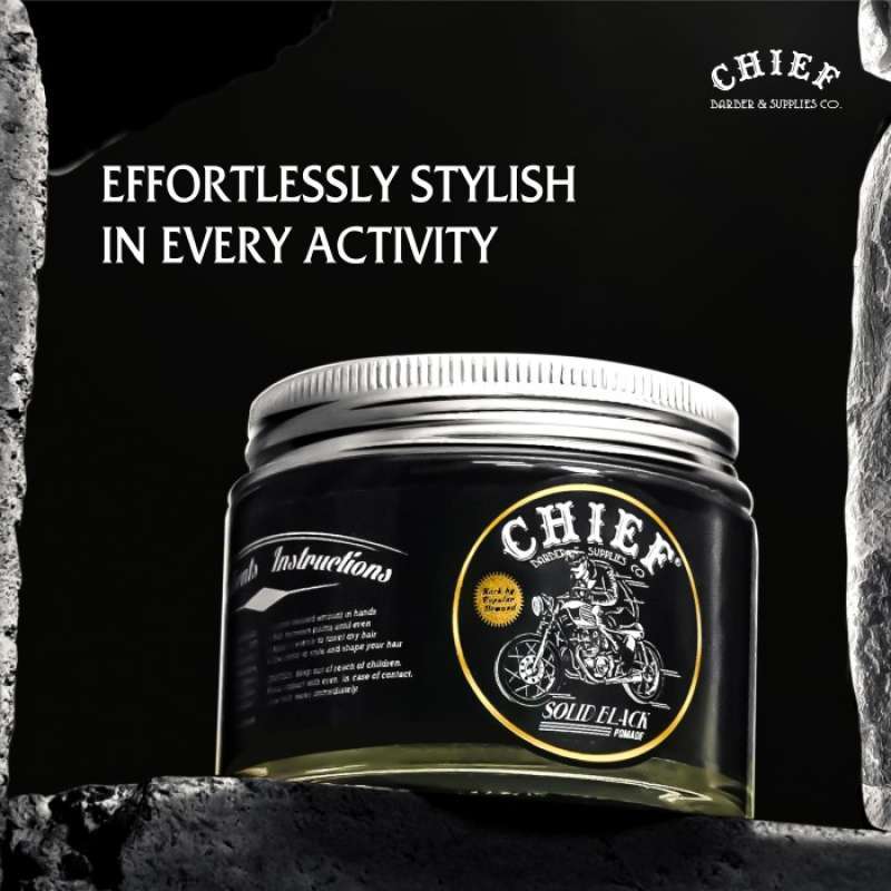 Promo Chief Solid Black - Pomade Water Based 2,12oz Diskon 20% Di Seller Chief Store Official ...