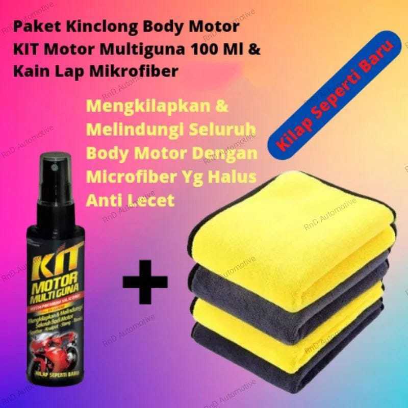Jual Paket Peralatan Perawatan Kendaraan Pengkilap Body Kit Motor ...