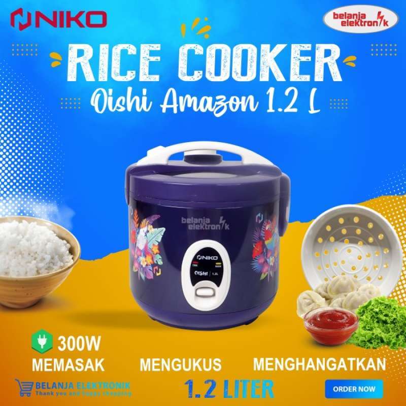 Promo Magic Com Rice Cooker 1.2 Liter Oishi Amazon 3 In 1 Diskon 23% Di ...