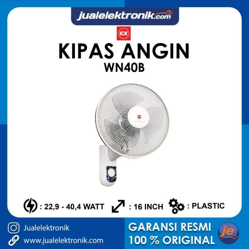 Promo Kdk Wall Fan 16 Inch Wn40b / Kipas Angin Dinding Diskon 23% Di ...