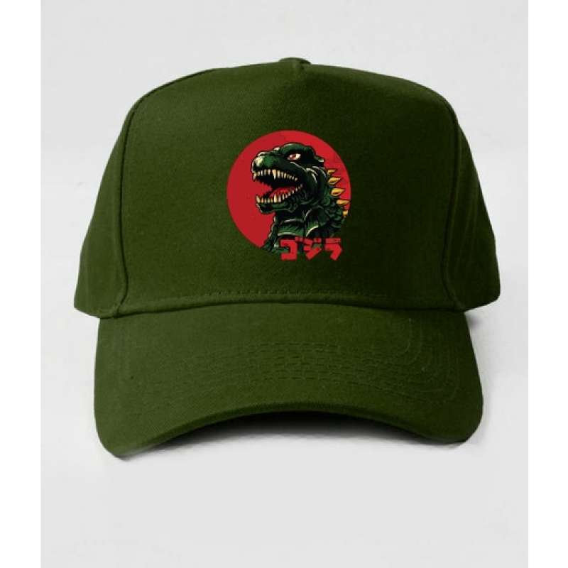 Jual Topi Baseball Premium Camoe Godzilla Kaiju Kanji Japan Di Seller ...